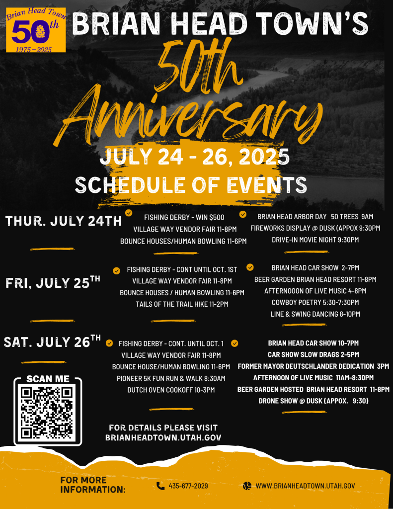 Town’s 50th Anniversary – Brian Head Town