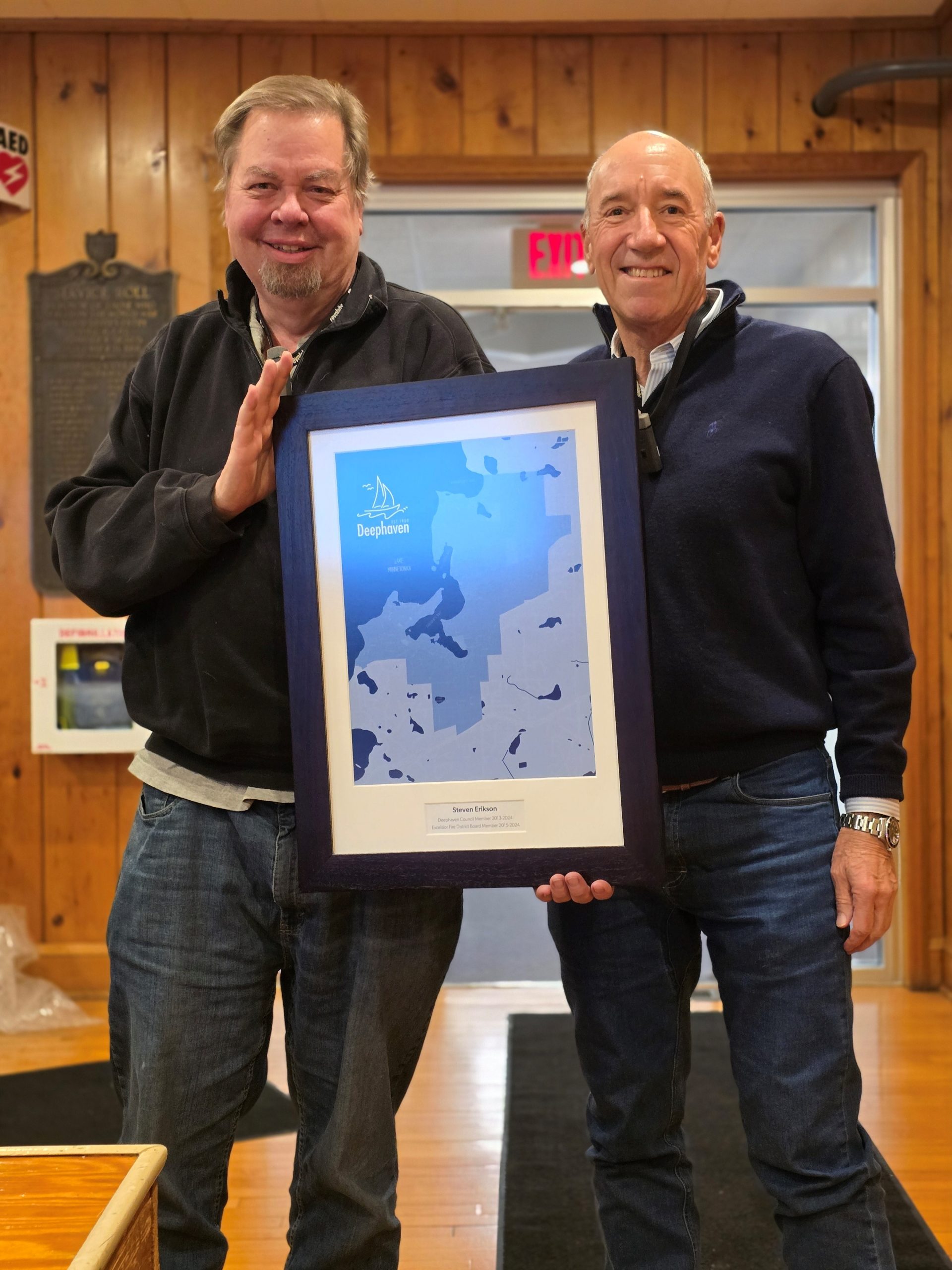 Thank you Steve Erickson – City of Deephaven