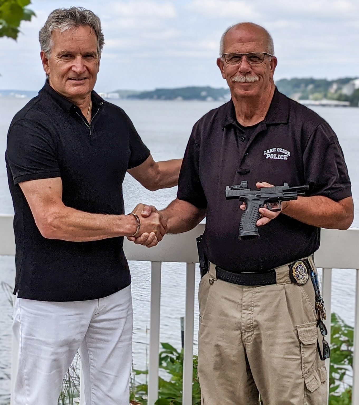 Springfield Armory donates new equipment to LOPD - City of Lake Ozark