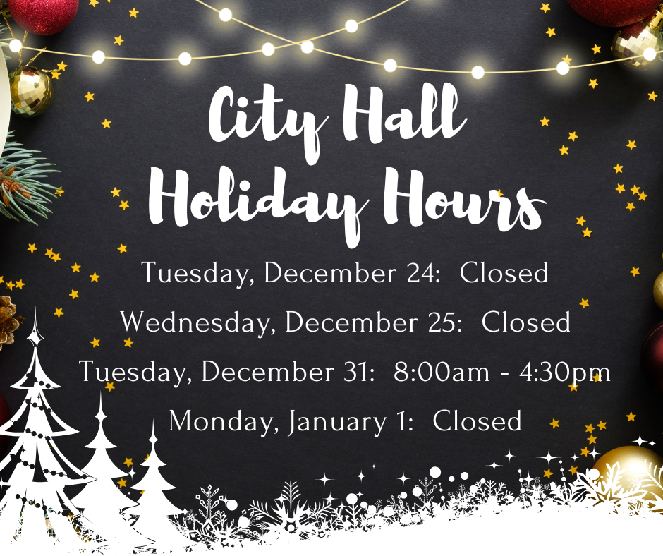 2024 City Hall Holiday Hours (1) – City of Mineral Point