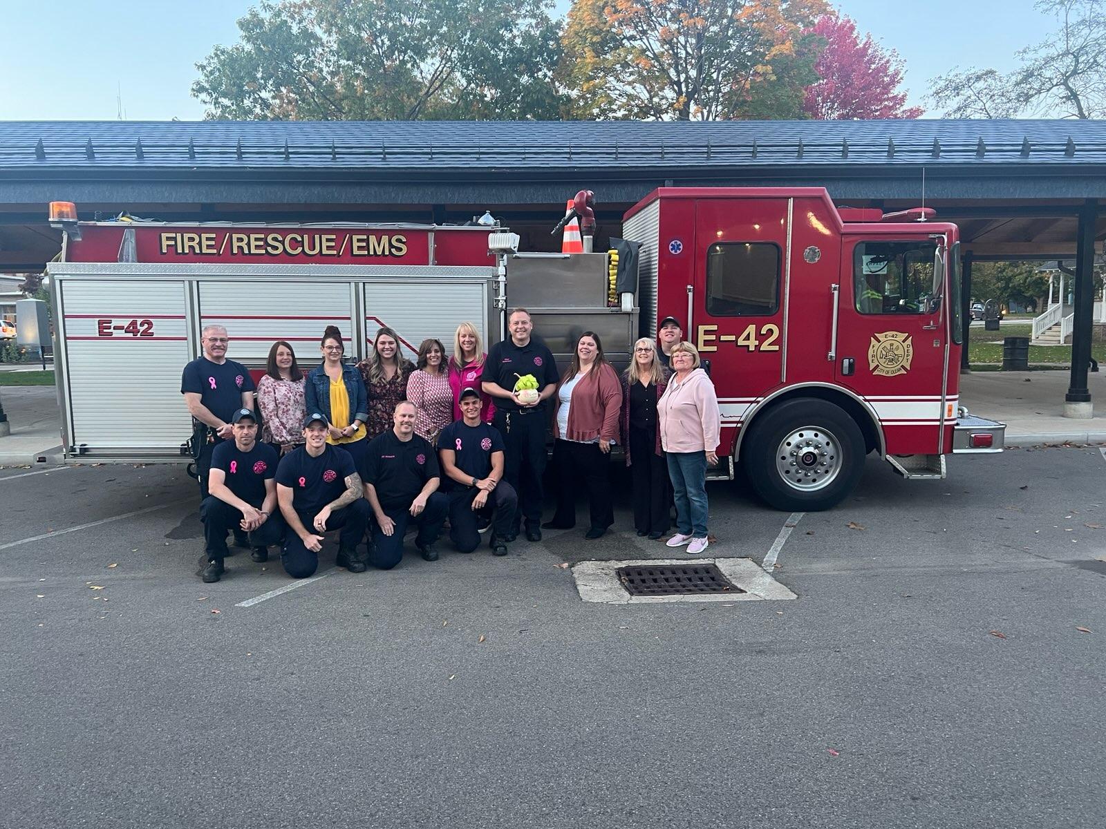 OFD Press Release 10/12/2022 Pink Pumpkin Project "Fill the Boot" - City of Olean