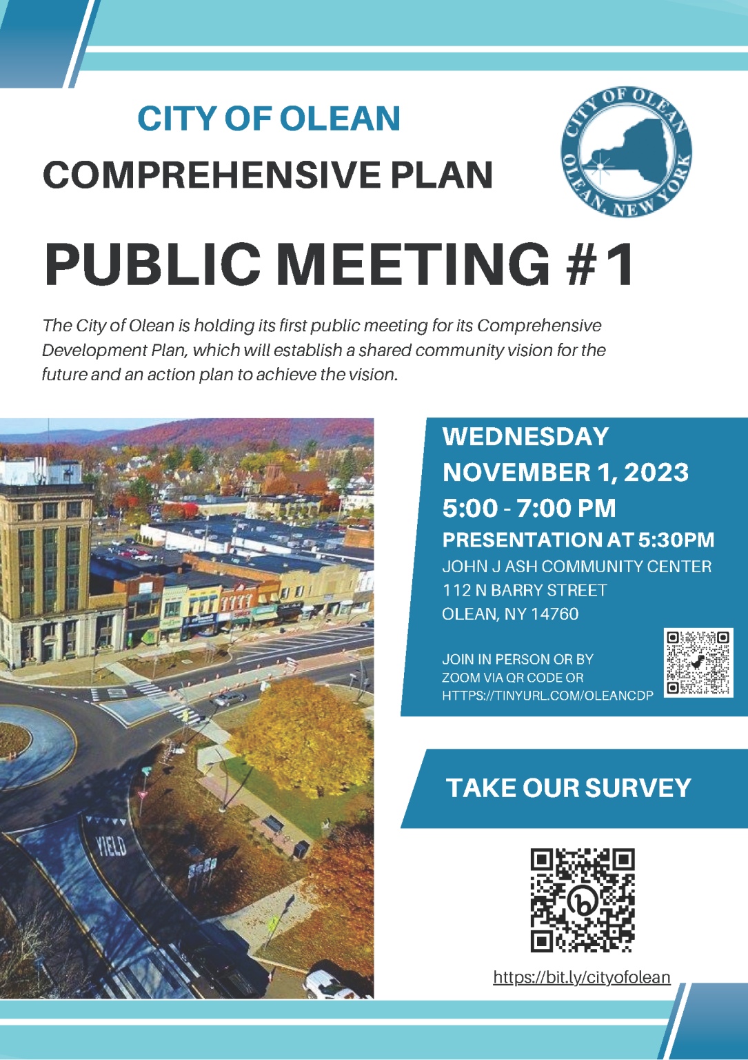 Comprehensive Development Plan Public Meeting - City of Olean