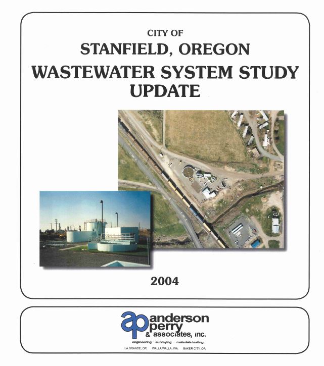Wastewater System Study - City of Stanfield