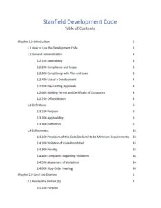 Comprehensive Plan / Development Code Updates 2022-2023 - City of Stanfield
