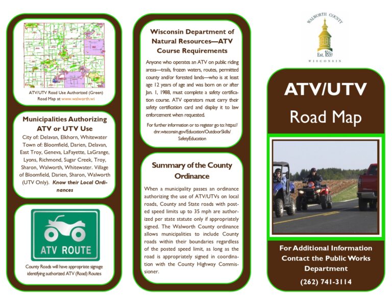 ATV/UTV Information – Town of Darien, Walworth County, Wisconsin