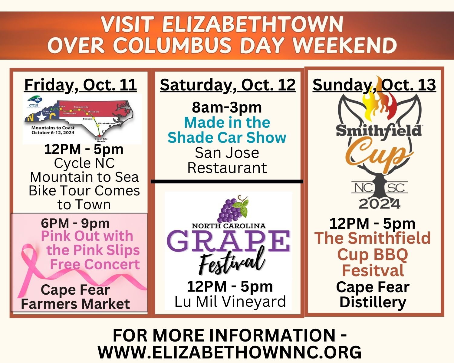 Lots to Do over the Columbus Day Weekend in the Heart of Mother Nature ...