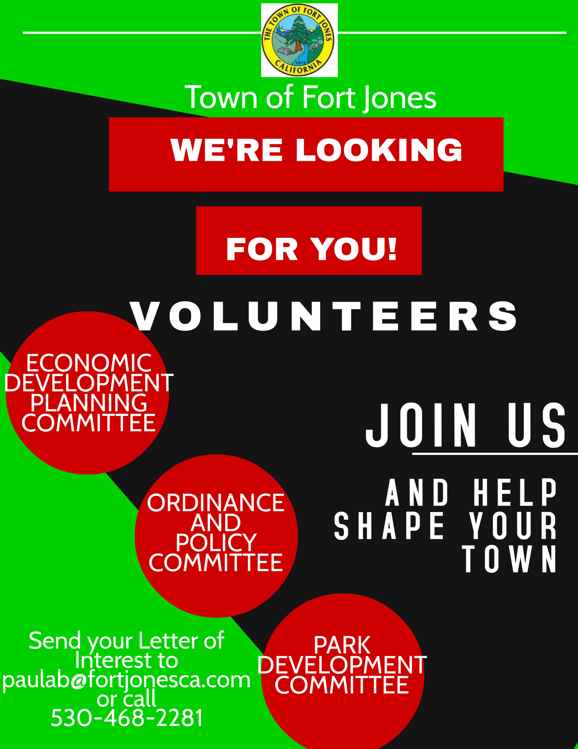 Help Shape The Town of Fort Jones – Town of Fort Jones, Siskiyou County, CA