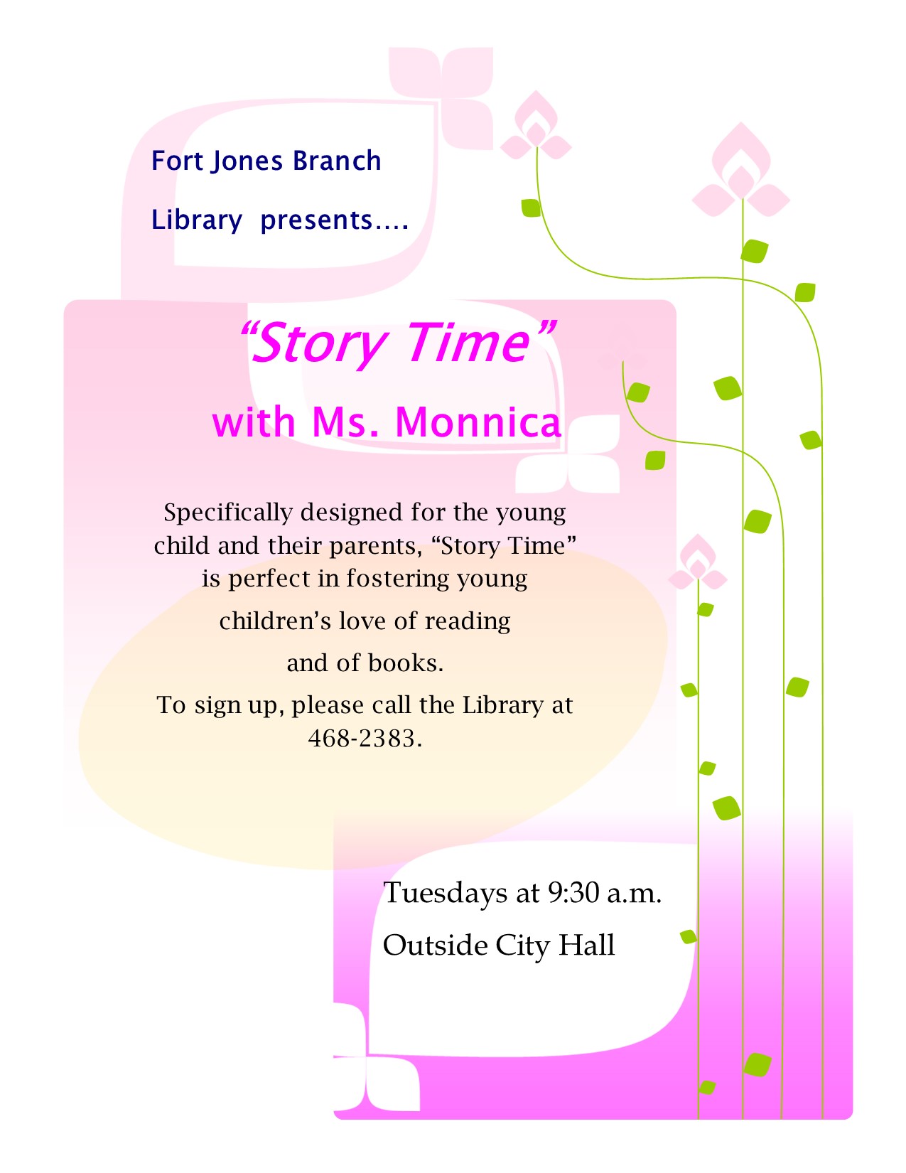 Fort Jones Branch Library Story Time – Town of Fort Jones, Siskiyou ...