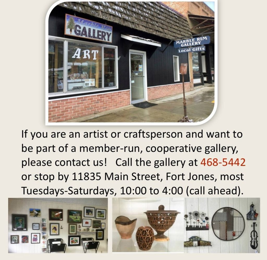 Art Gallery – Town of Fort Jones, Siskiyou County, CA