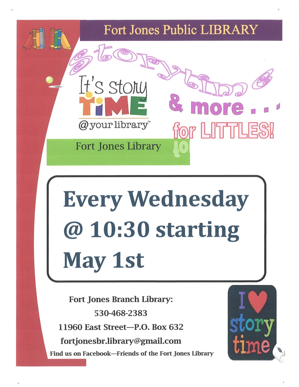 Library – Town of Fort Jones, Siskiyou County, CA