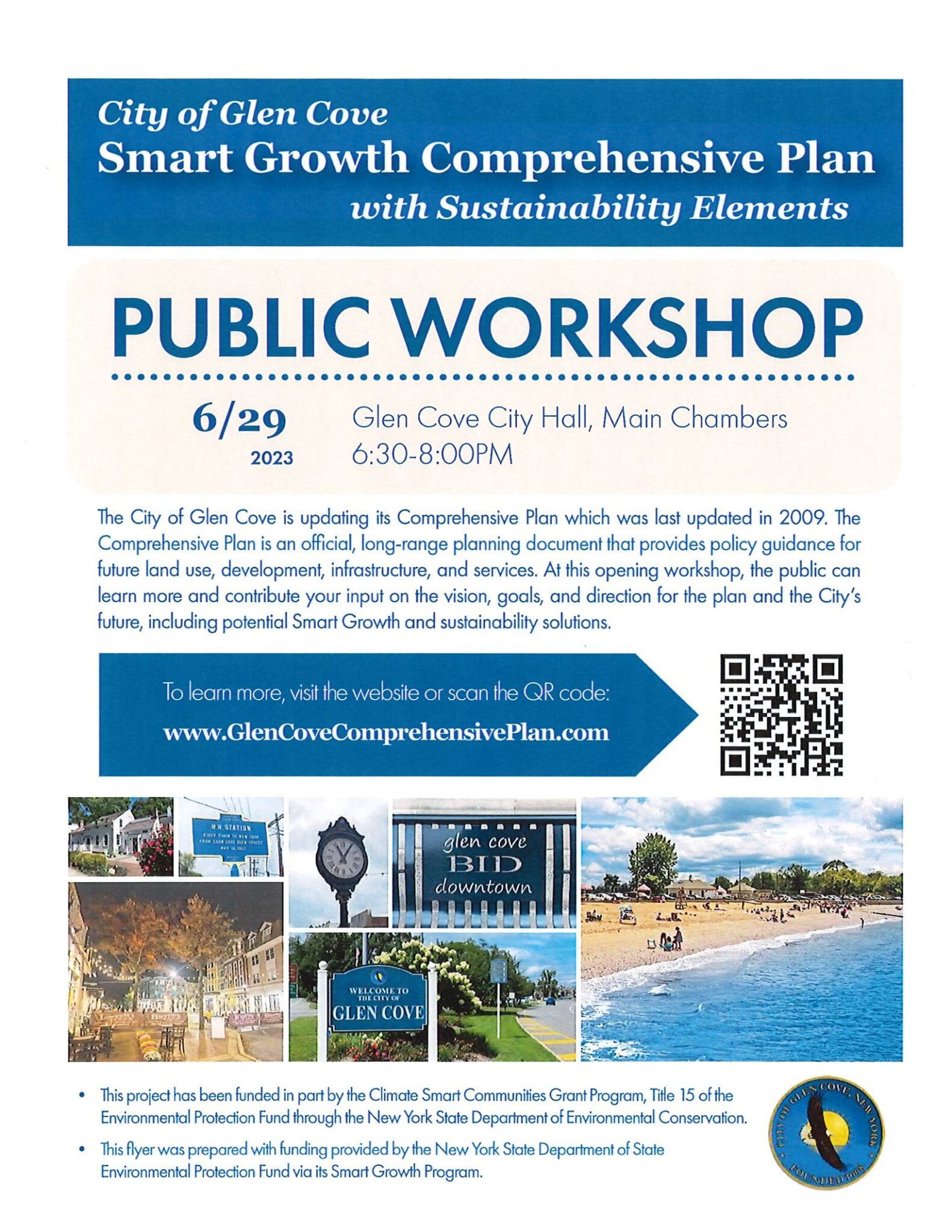 City of Glen Cove Holding Public Workshop for Comprehensive Plan - City of Glen Cove