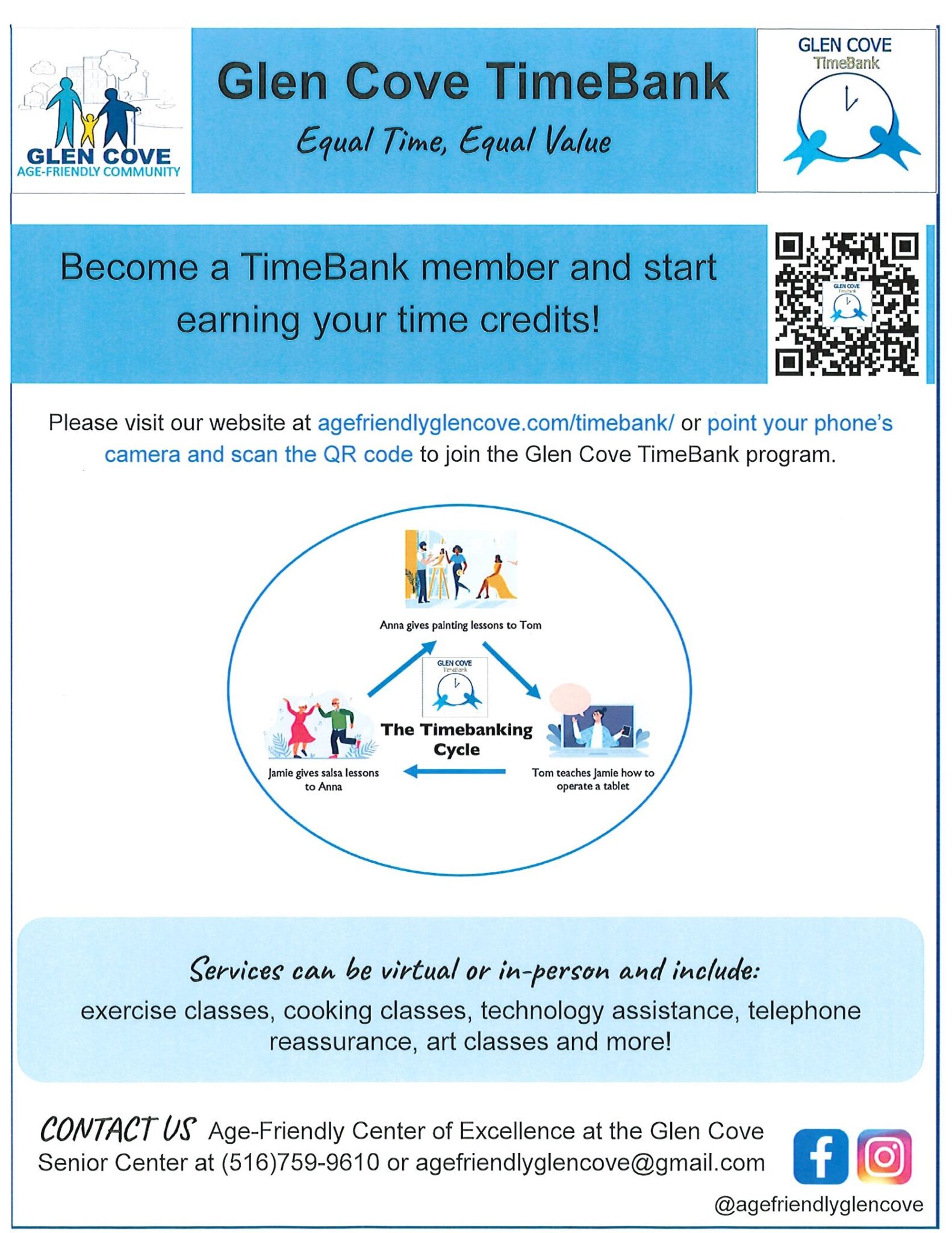 Glen Cove: Age Friendly TimeBank Program at the Senior Center! - City ...