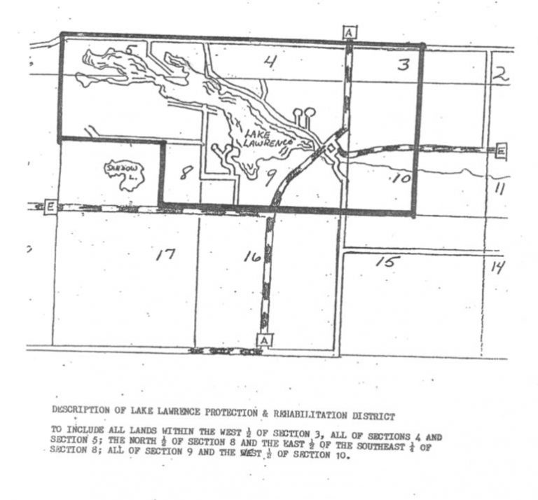 District Map - Lawrence Lake Protection and Rehabilitation District