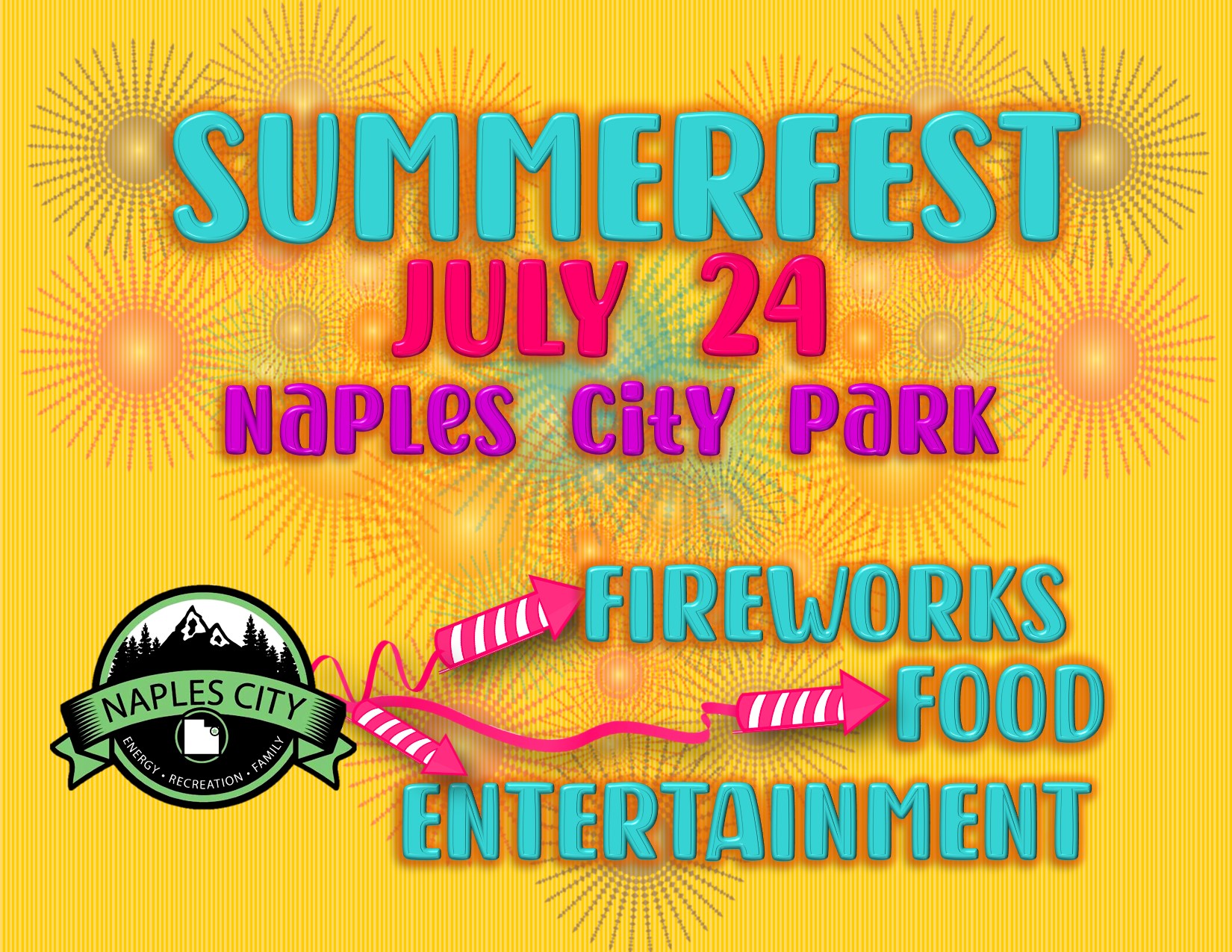 2024 Summerfest Flyer – Naples City, Uintah County, Utah