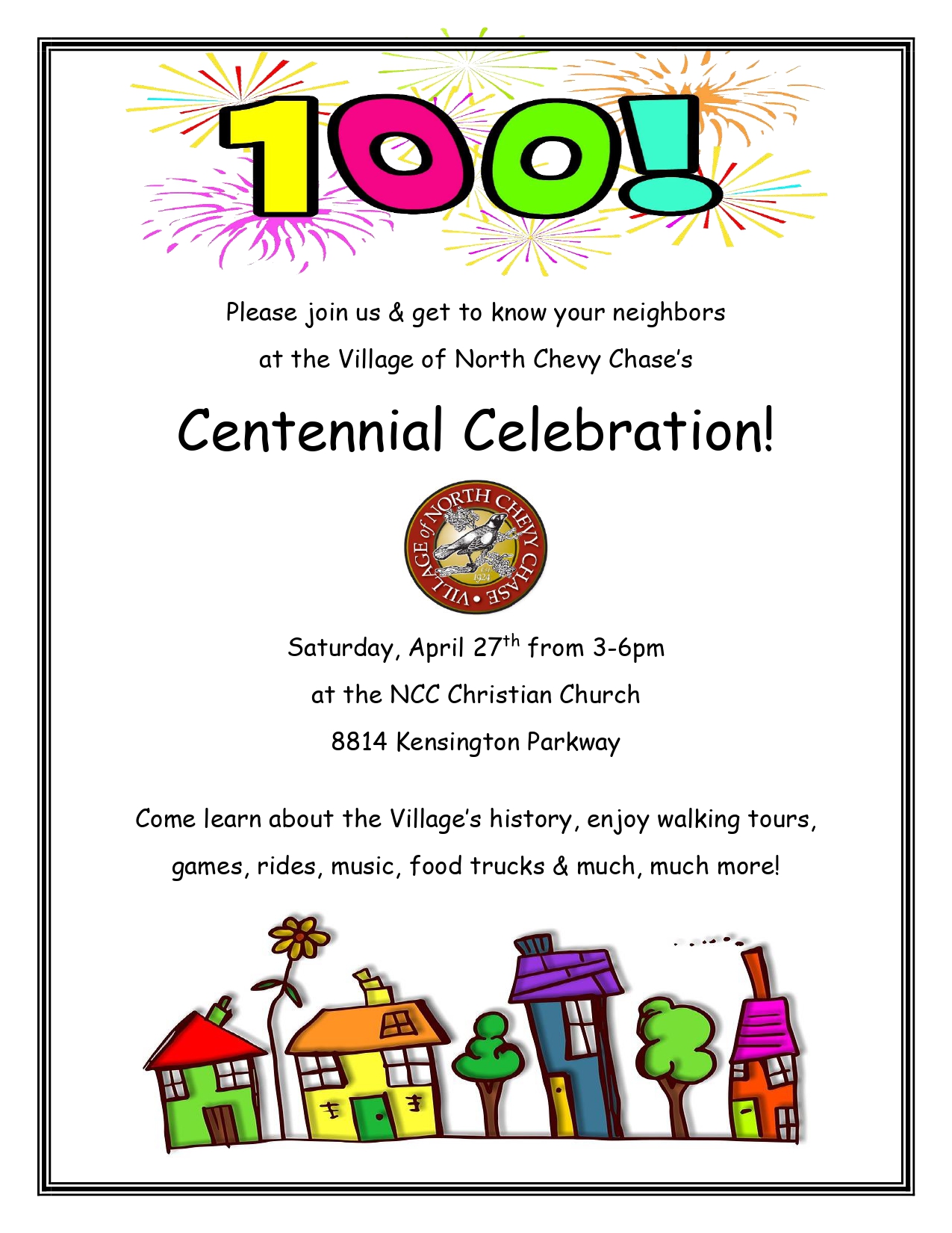 Centennial Celebration! – Village of North Chevy Chase, Montgomery ...