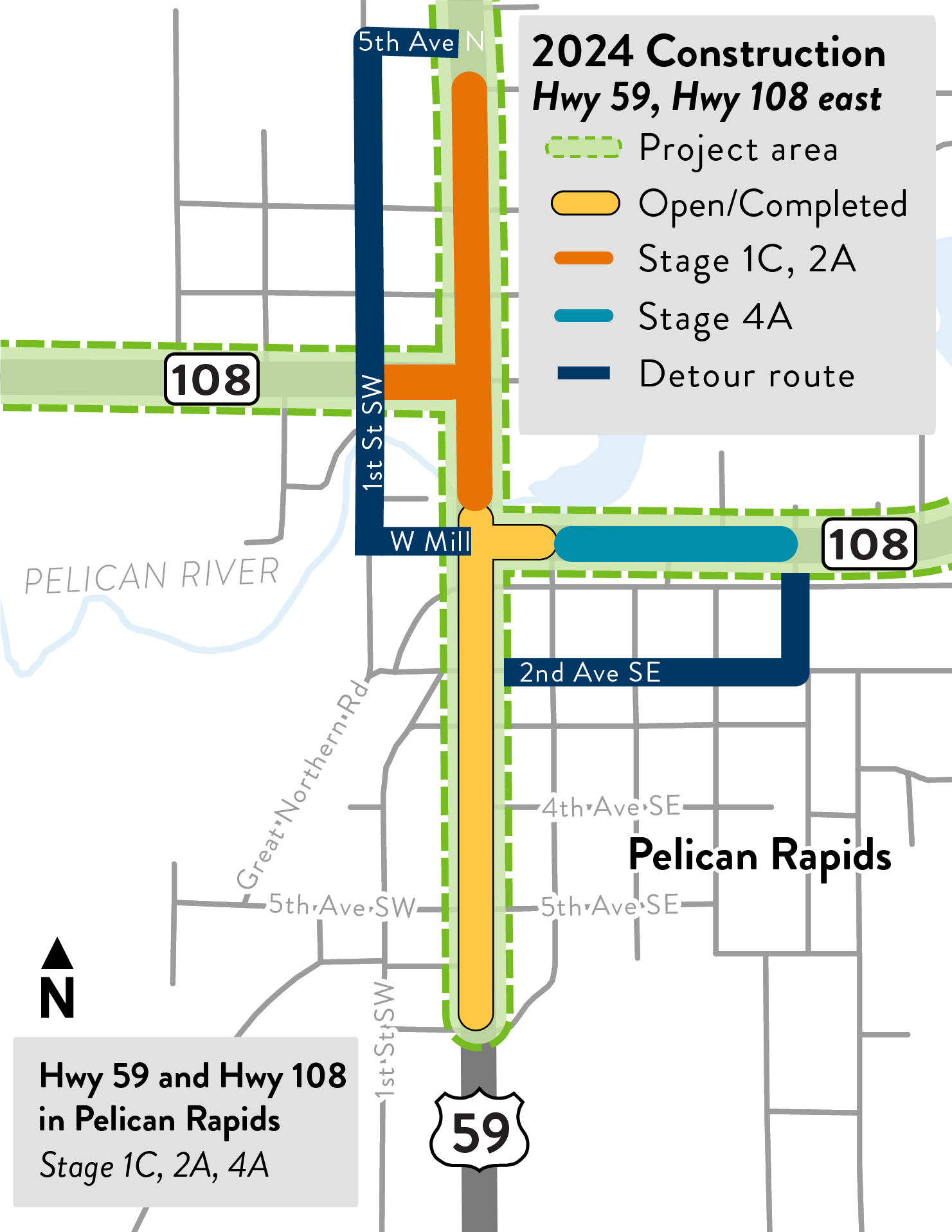 Hwy 59/108 Update – City of Pelican Rapids