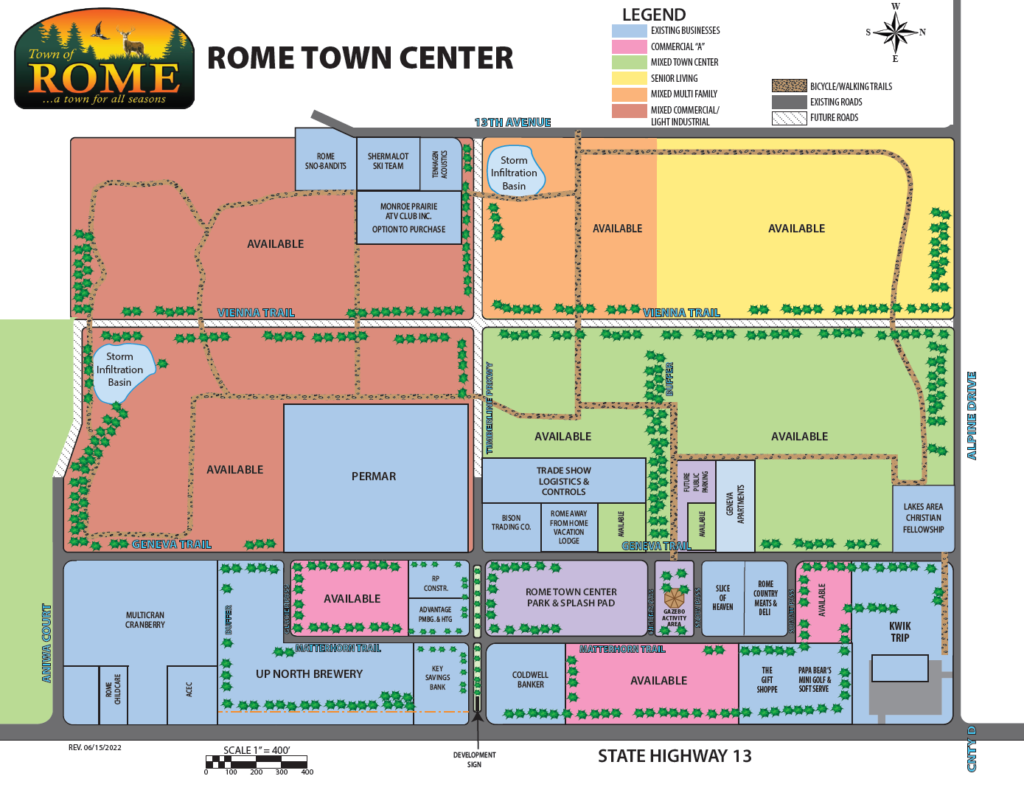 Rome Town Center – Town of Rome, Adams County, Wisconsin