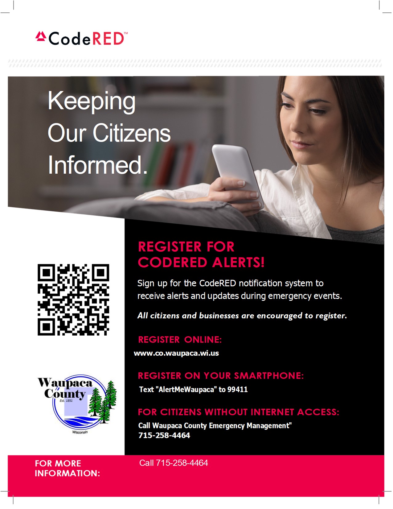 Waupaca County Code Red Alert Registration – Town of Dayton, Waupaca ...