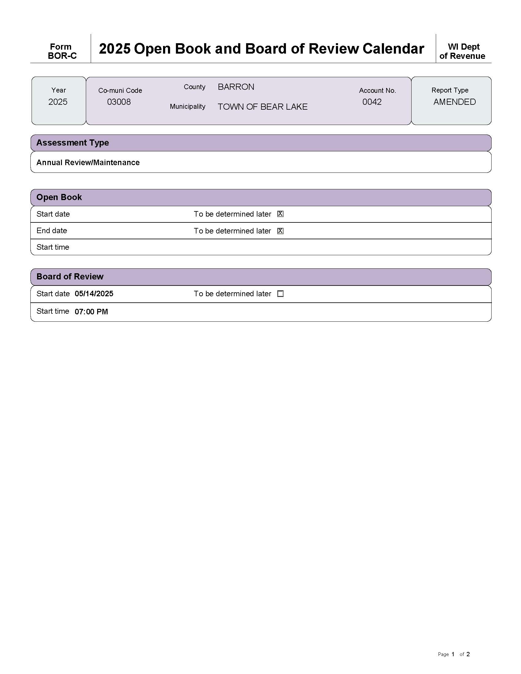 2025 Open Book & BOR Calendar_Page_1 – Town of Bear Lake