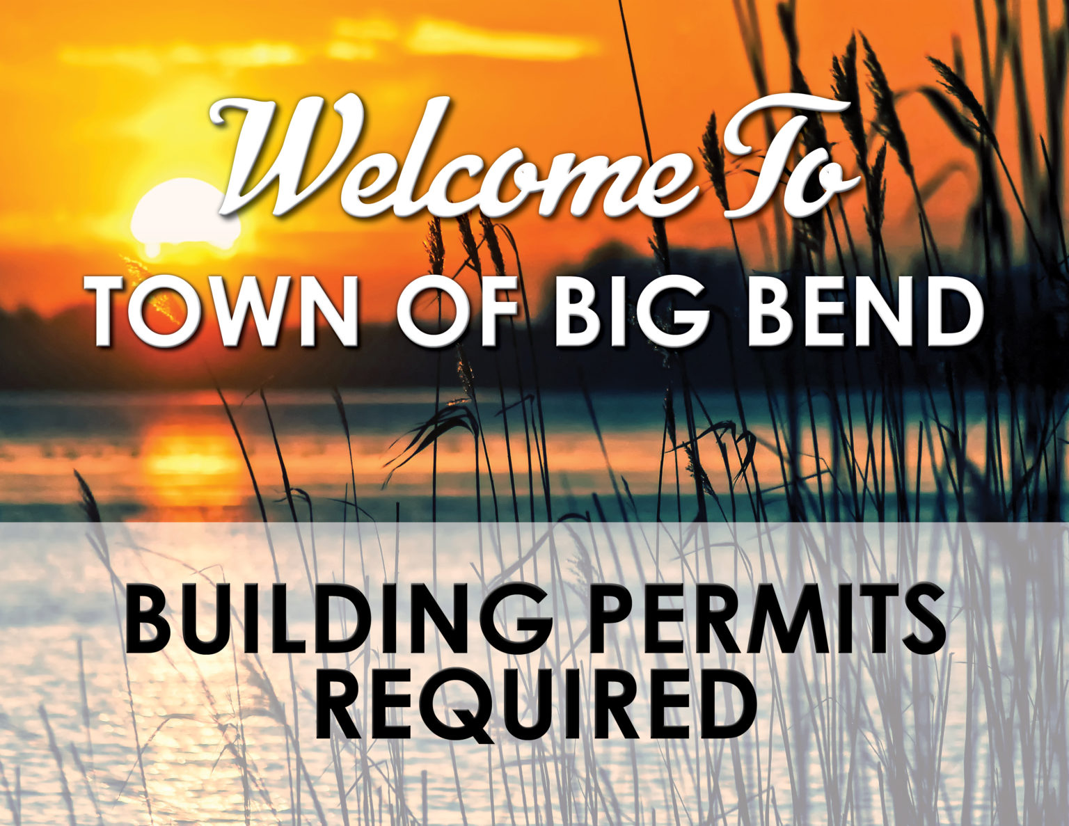 Town – New Welcome Signs – Town of Big Bend, Rusk County, Wisconsin