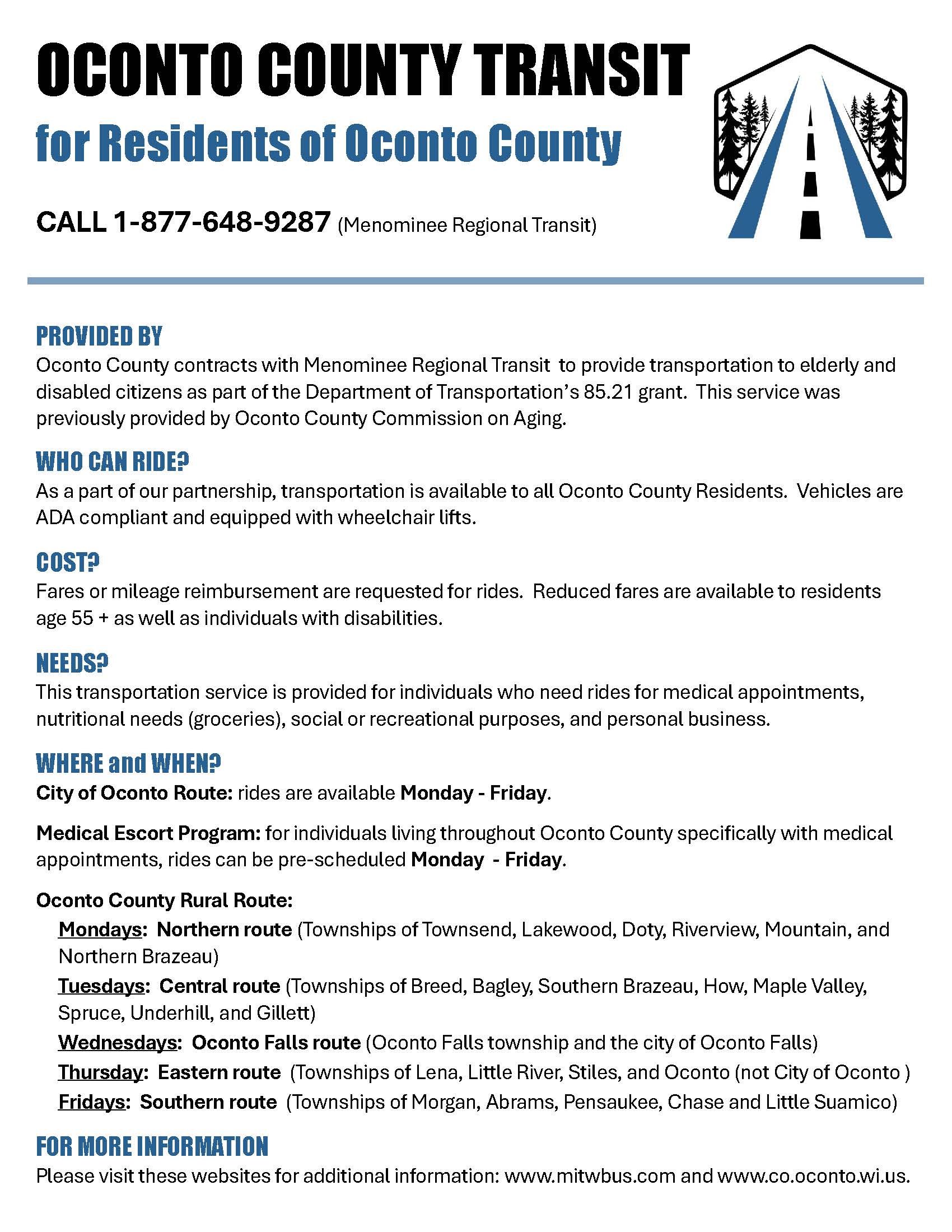 New Transportation Program – Town of Breed