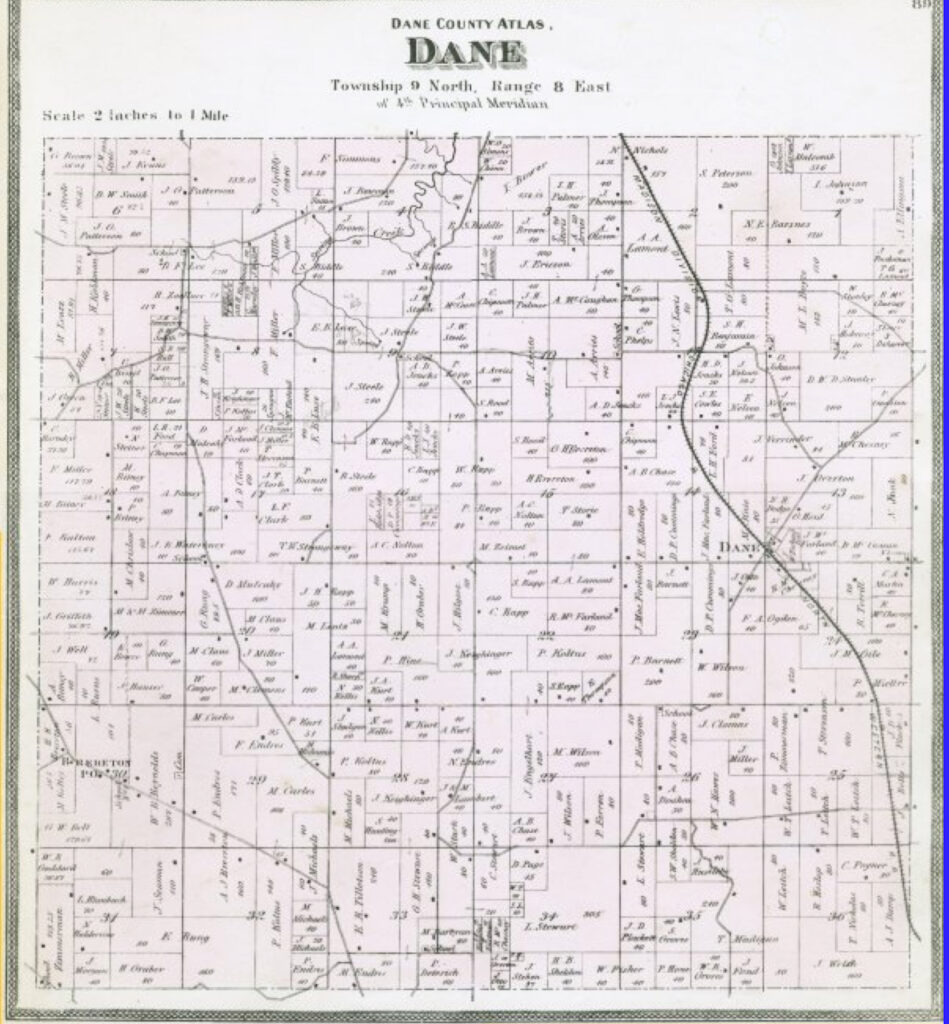History - Town of Dane, Dane County, Wisconsin