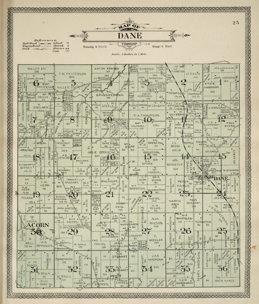 History - Town of Dane, Dane County, Wisconsin