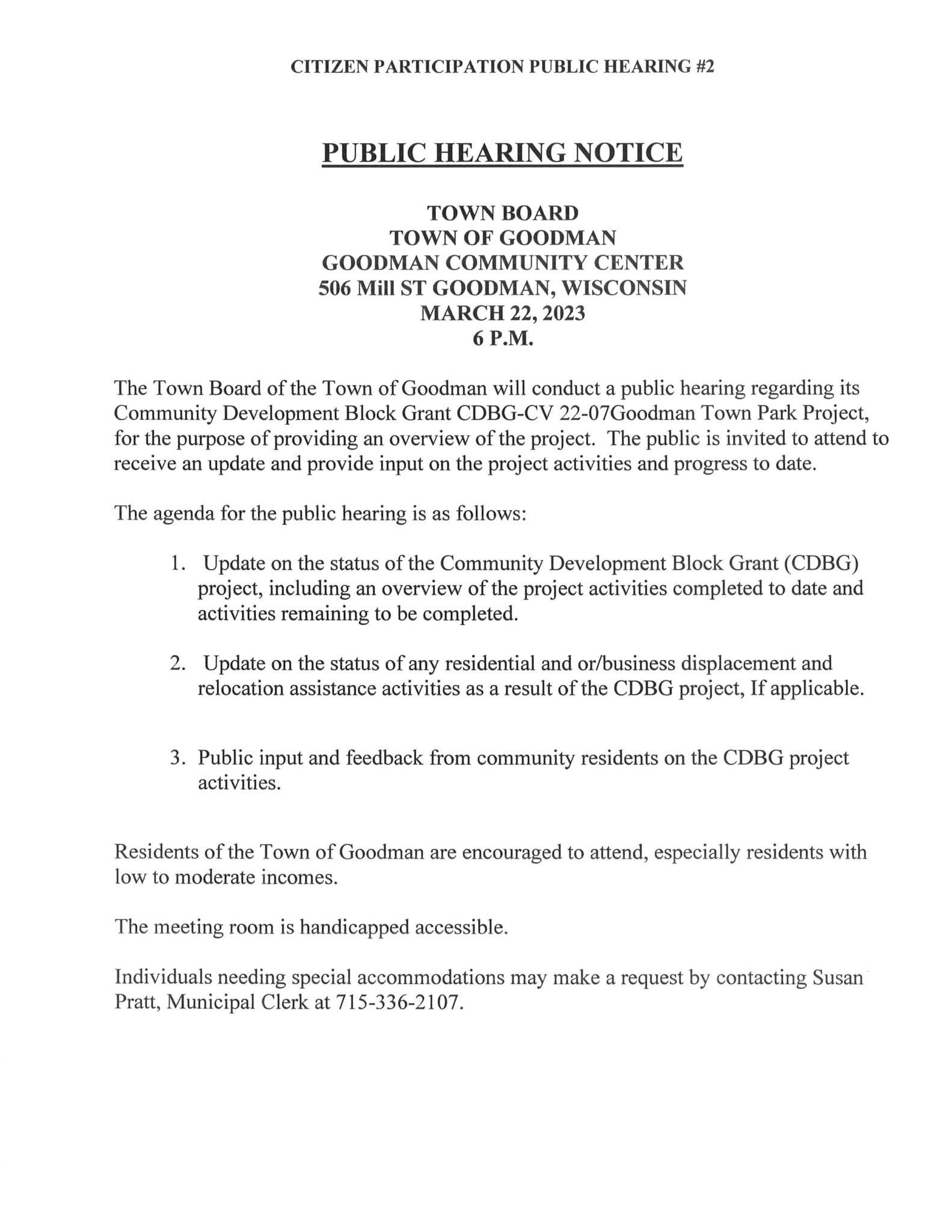 Town of Goodman, Marinette County, Wisconsin | Official Website of the ...