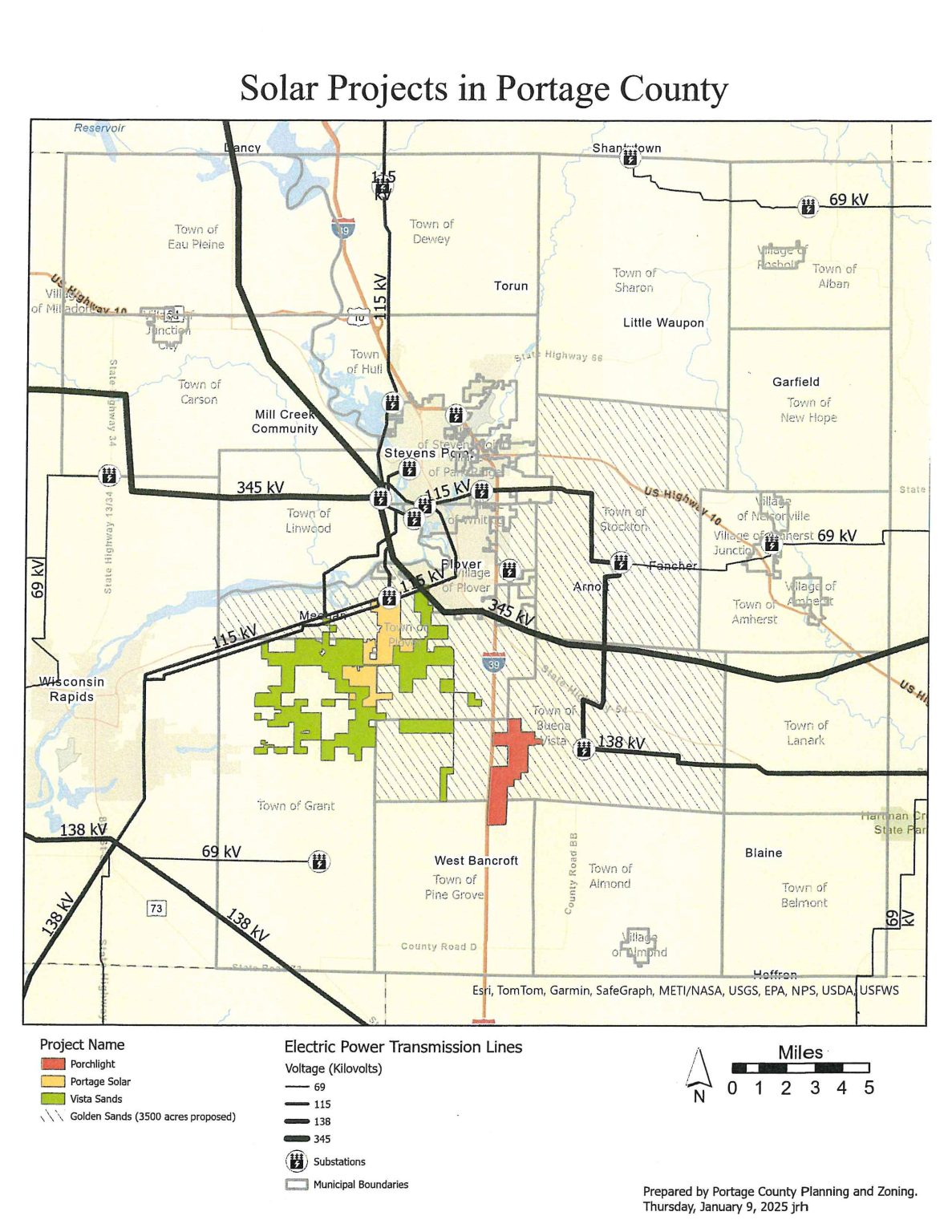 Solar Projects in Portage County – Town of Grant, Portage Co