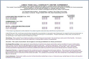 agreement – Town of Leeds, Columbia County, Wisconsin
