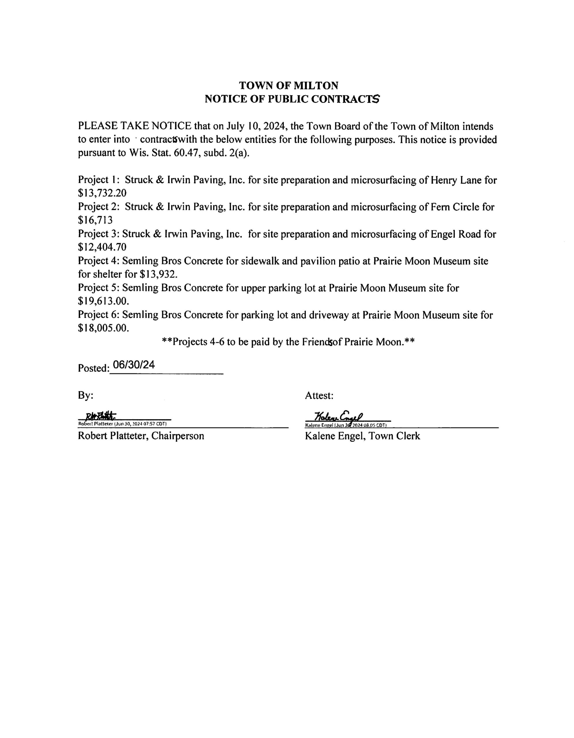 2024.06.30-Notice-of-Public-Contracts – Town of Milton, Buffalo County ...