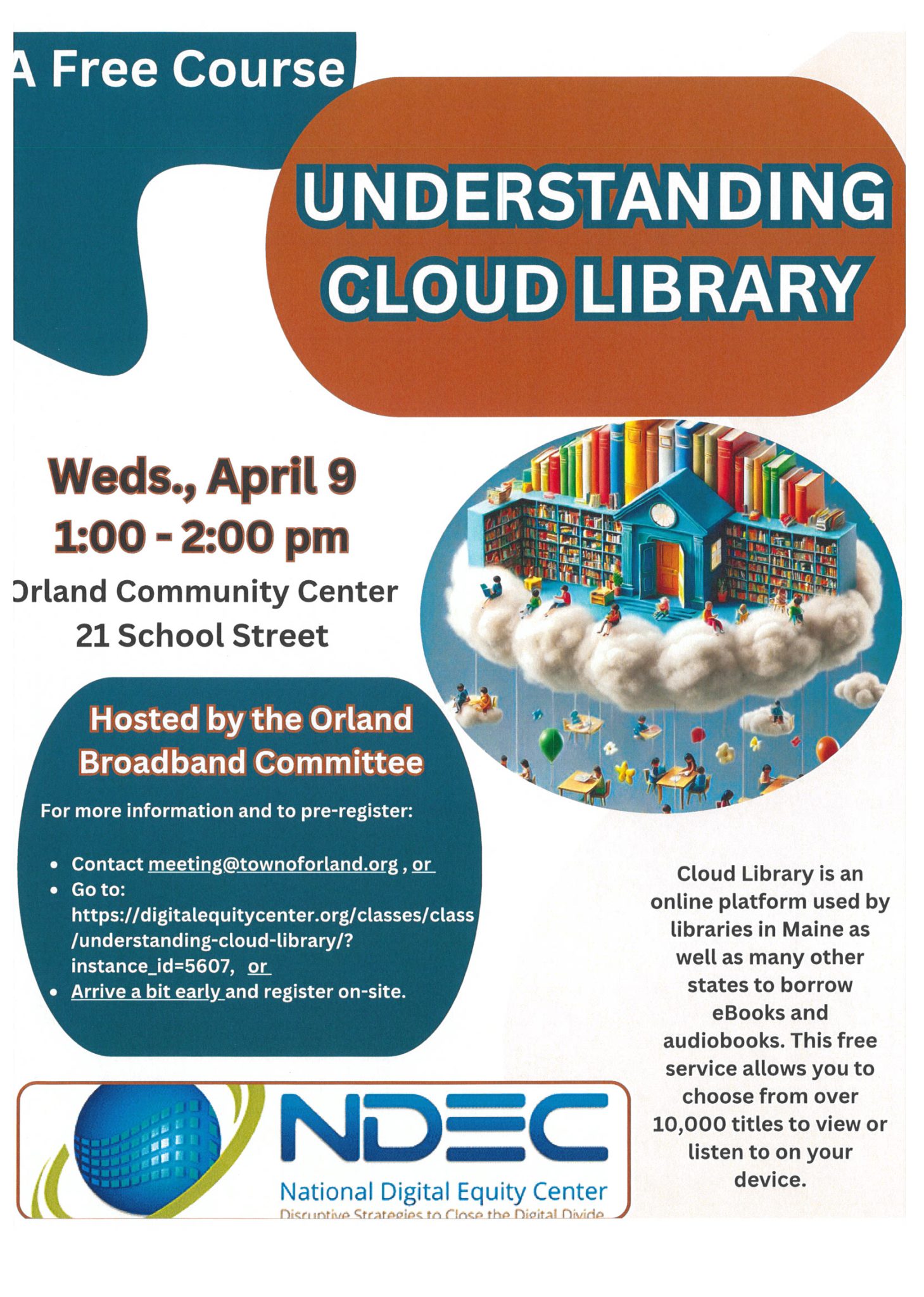 Understanding Cloud Library - Town of Orland
