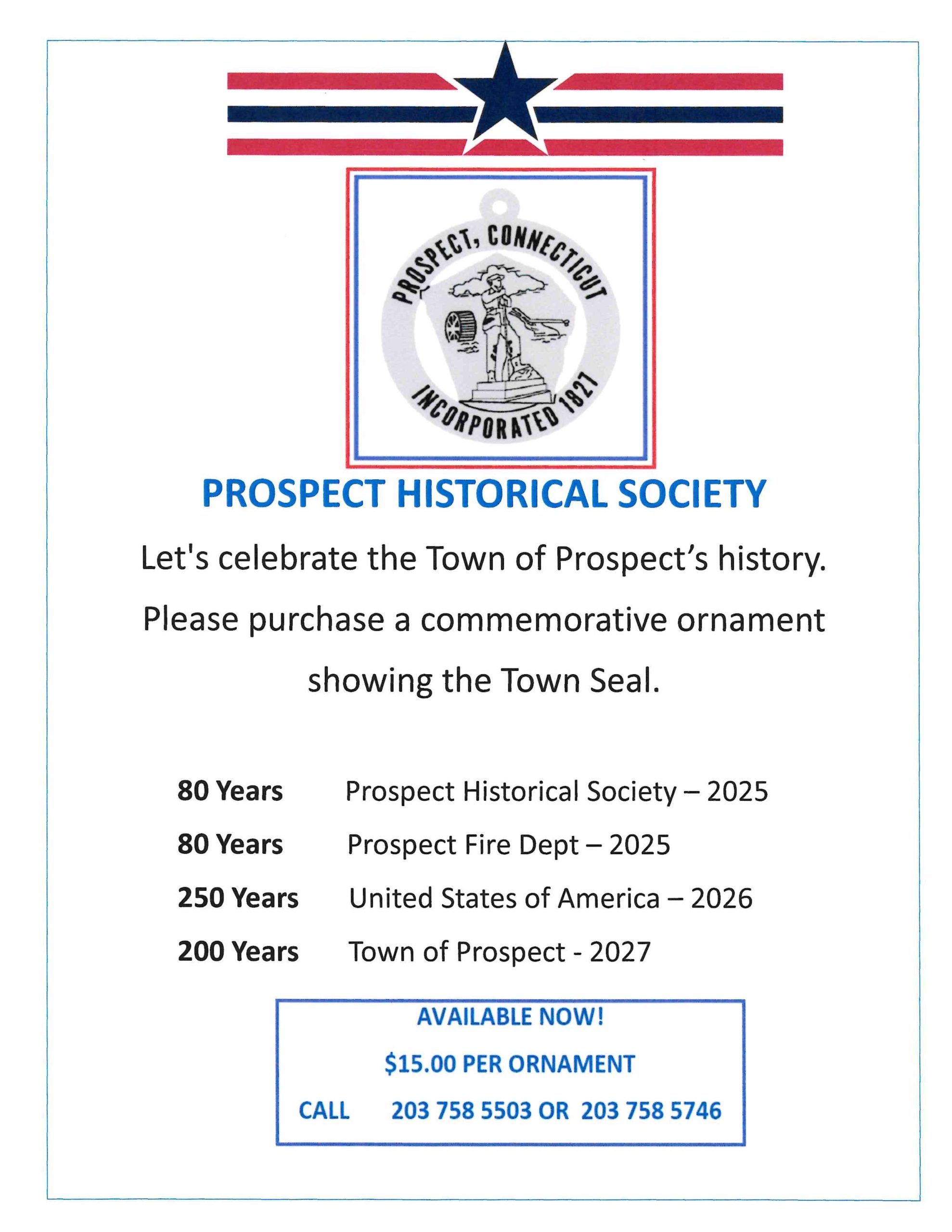 Prospect Historical Society - Town of Prospect