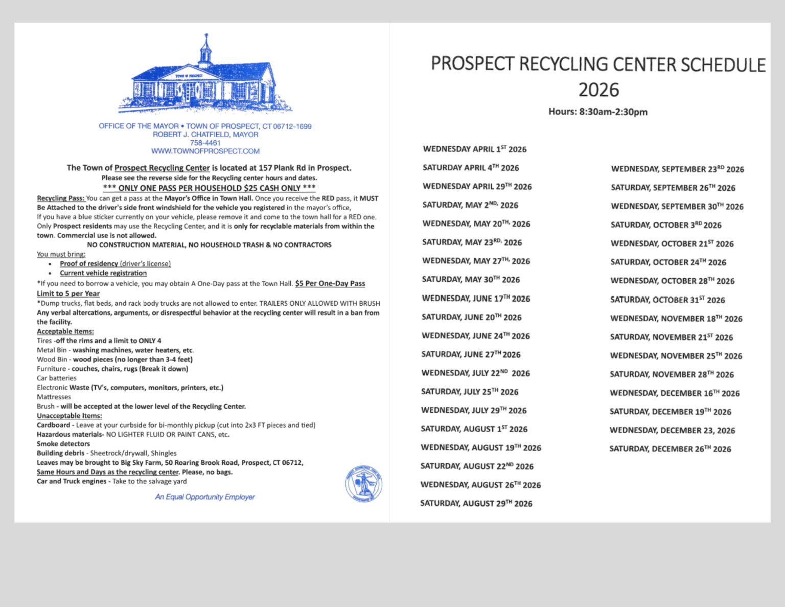 Home - Town of Prospect