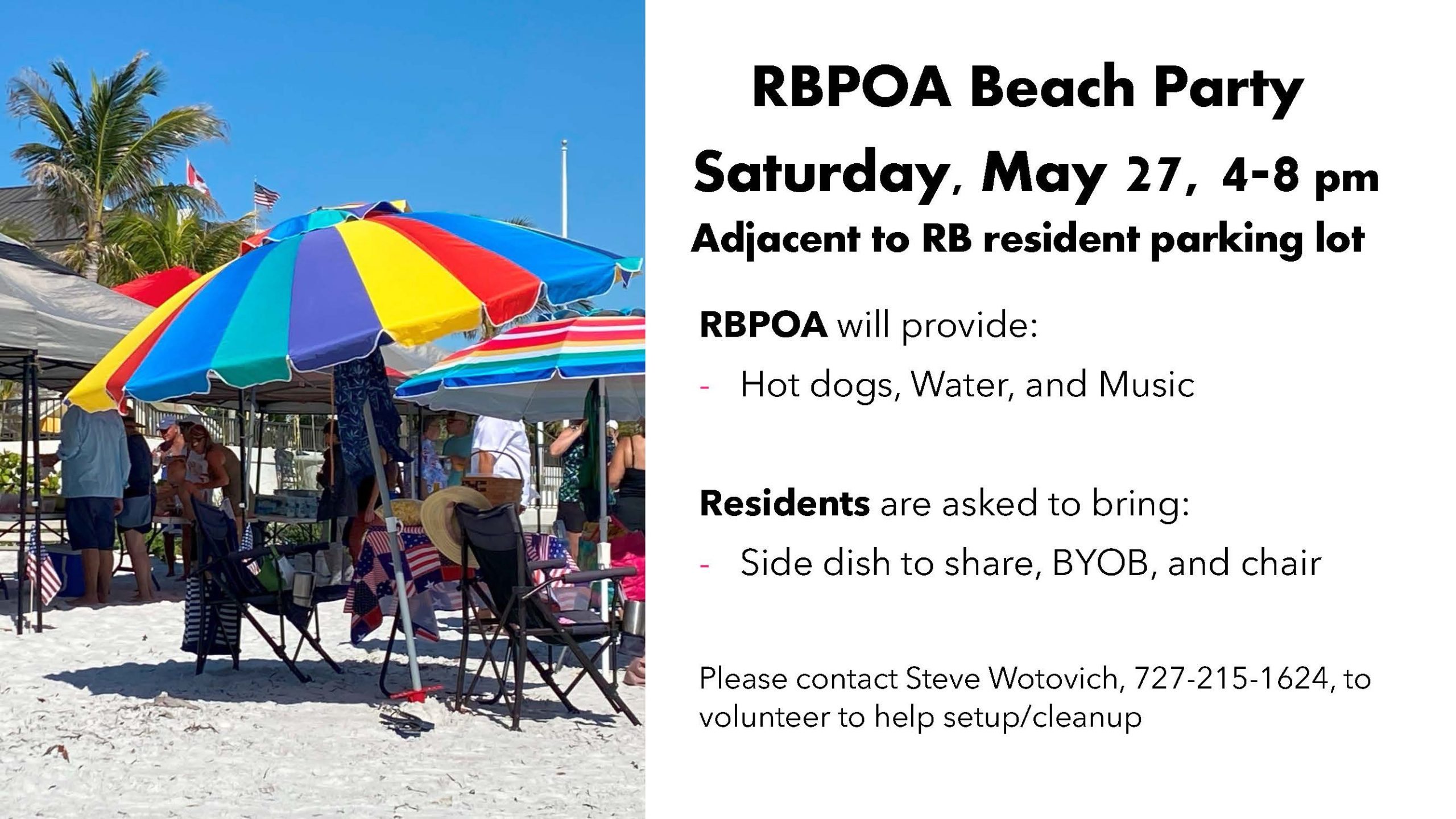 Beach-party – Town of Redington Beach, Pinellas County, Florida