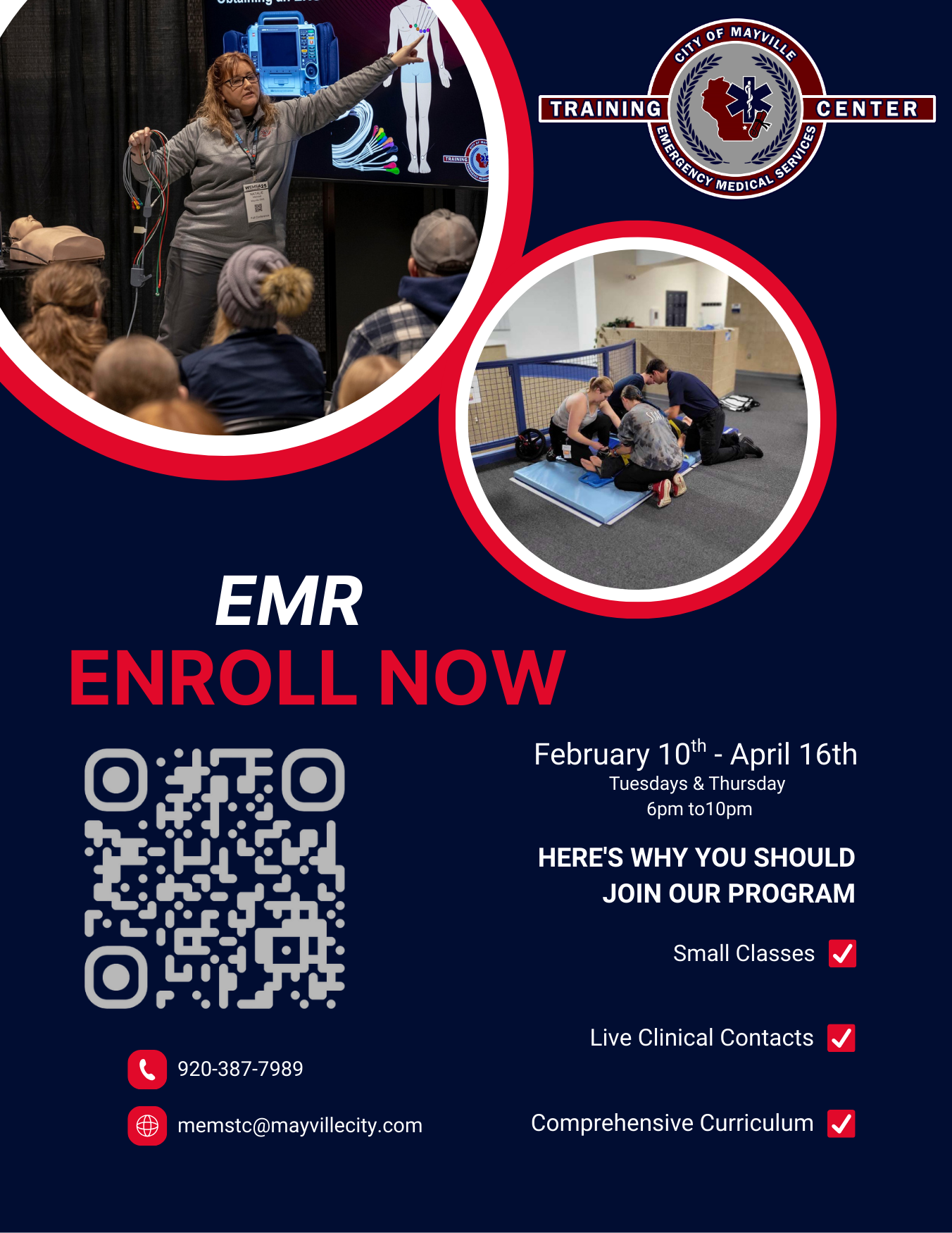 EMR Flyer 2026 Mayville EMS Training Center – Town of Theresa, Dodge ...