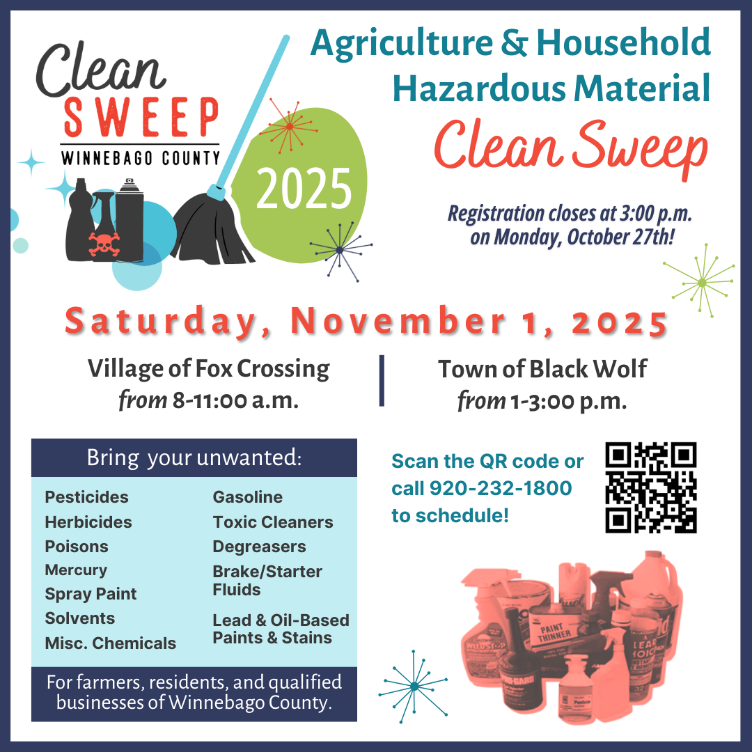 Oct Agri & Household Clean Sweep – Town of Vinland, Winnebago County ...