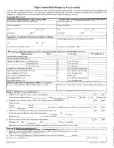 OBJECTION-TO-REAL-PROPERTY-ASSESSMENT – Town of Wescott, Shawano County, WI