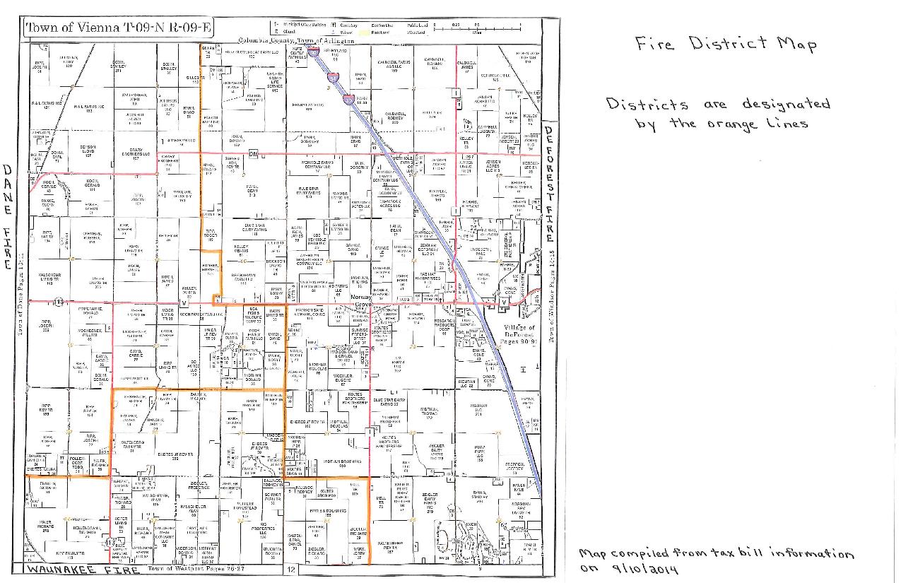 Maps – Town of Vienna, Dane County, Wisconsin