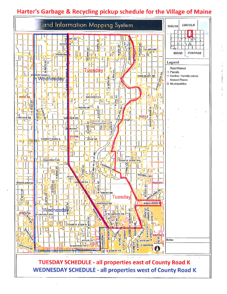 Garbage & Recycling – Village of Maine