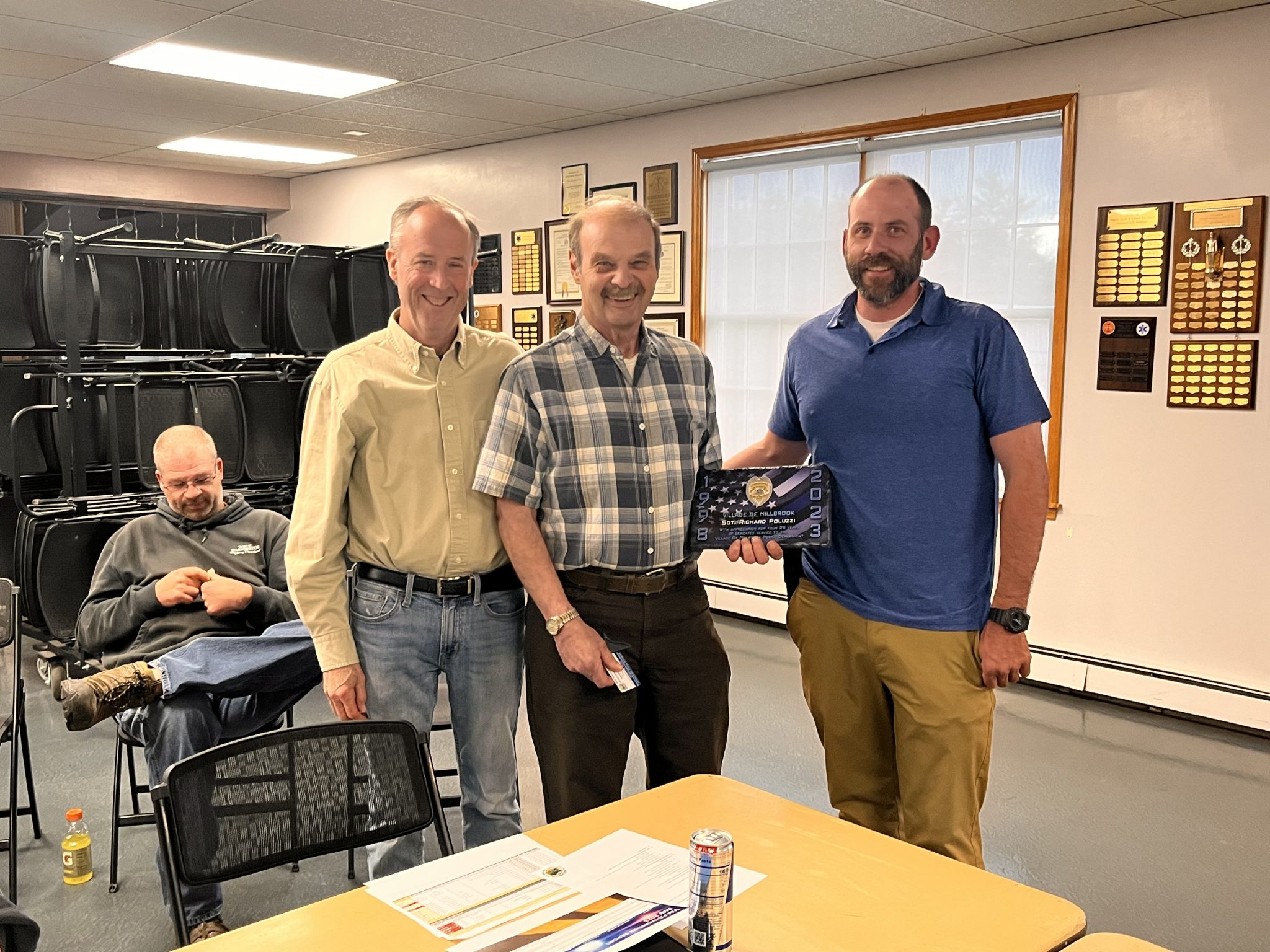 Sergeant Poluzzi Retires - Village of Millbrook