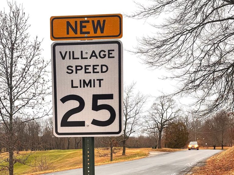 NEW 25 mph Speed Limit Signs - Village of Millbrook