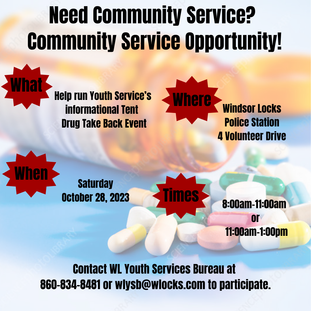Community Service Opportunity – Town of Windsor Locks, Connecticut
